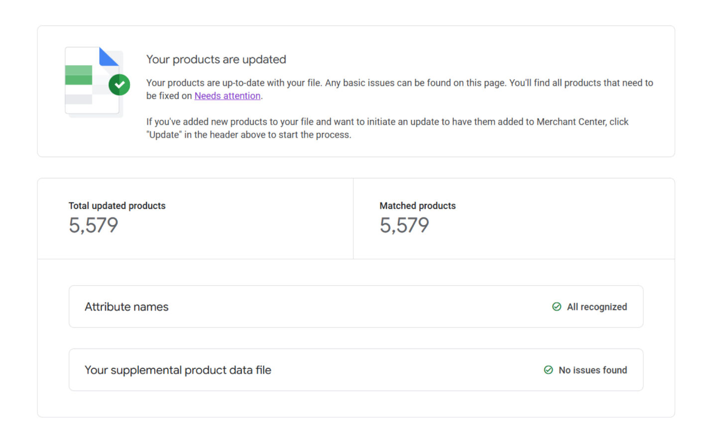 How to Use a Supplemental Feed in Google Merchant Center Next | Cypress ...